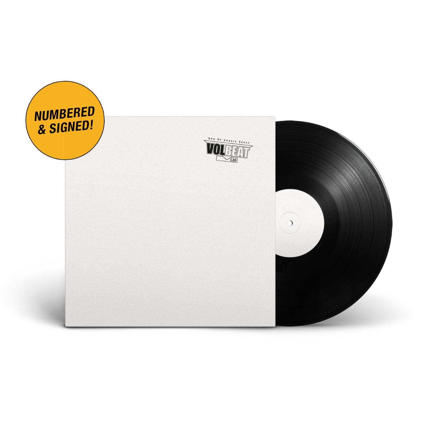 God Of Angels Trust Signed Test Pressing | Volbeat Official Store